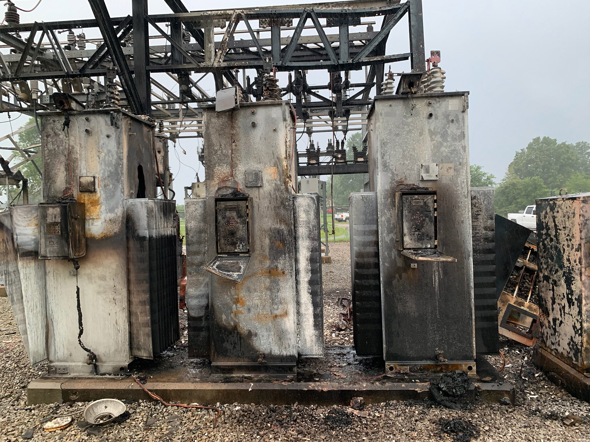 Co-op Uses Mobile Substation After Lightning Sparks Blaze