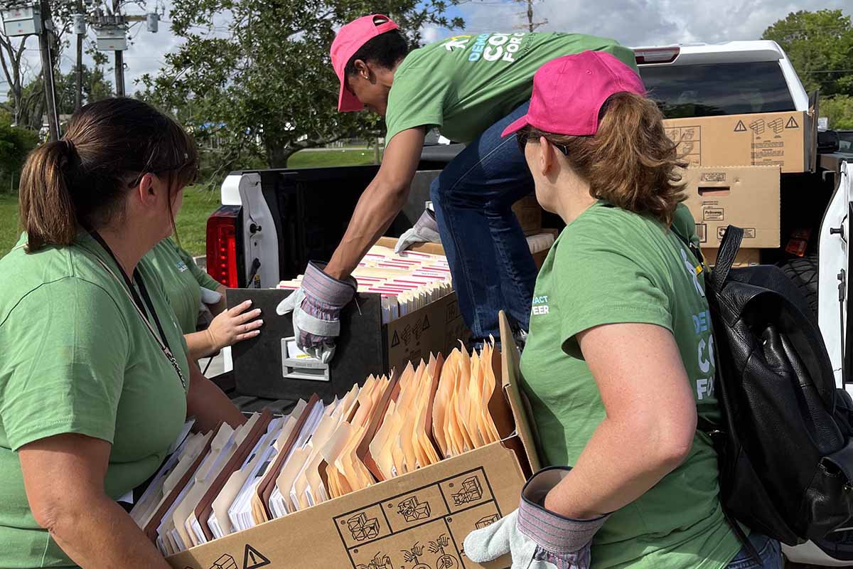 A Year After Hurricane Ida, Fellow Co-ops Help SLECA Rebuild